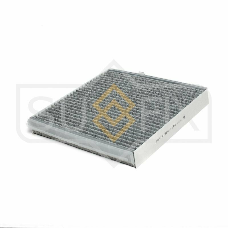 SUFIX Фильтр салонный угольный VOLVO C70 97-05/ S60 05>/ S70 97-00/ S80 99-06/ XC70 02>/ XC90 02>