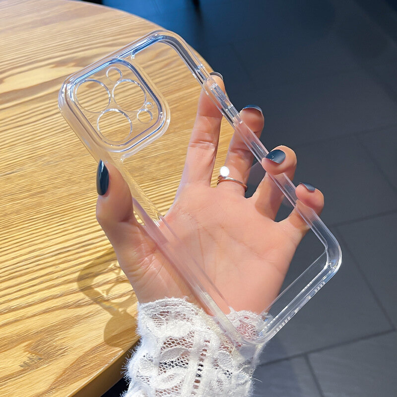 Чехол Jin Hongfu TPU Space, для iPhone 13, анти-падение, прозрачный, силикон