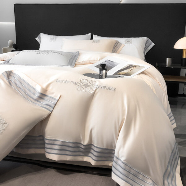 Комплект постельного белья Miss deer "Ледяной шелк", лиоцелловое волокно, 4 предмета