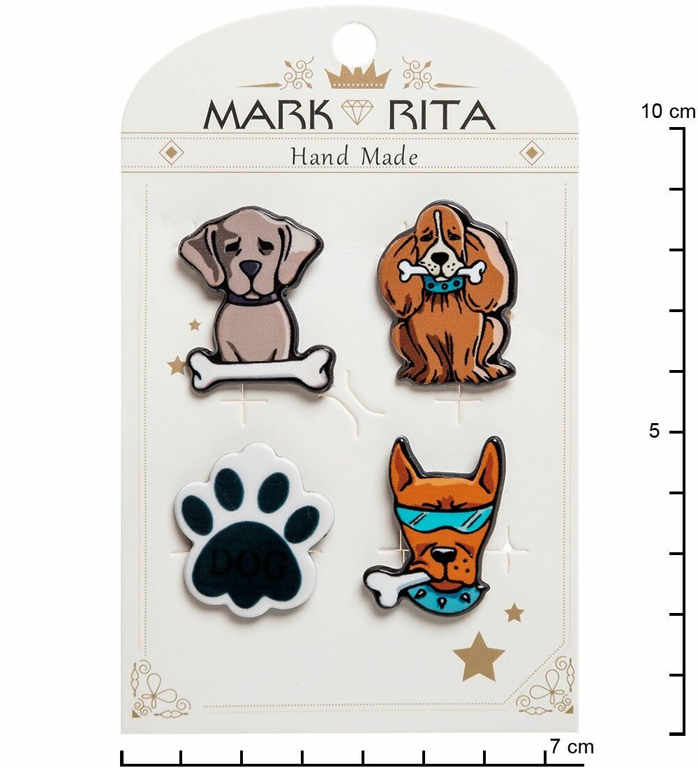 Комплект брошей