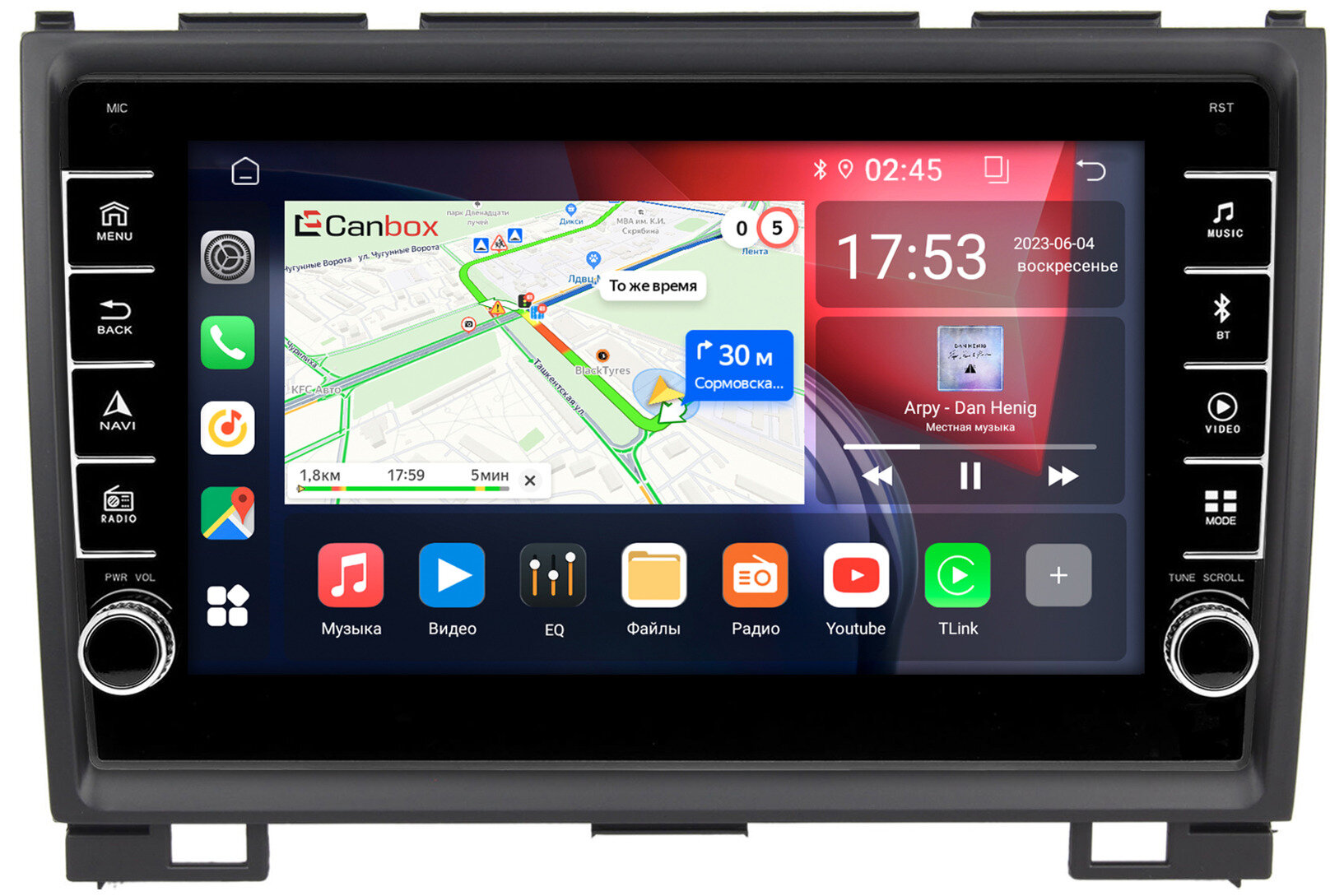 Штатная магнитола Great Wall Hover H3, Hover H5 2010-2017 Canbox BGT9-9140 2/32 Android 10 (IPS, DSP, CarPlay)