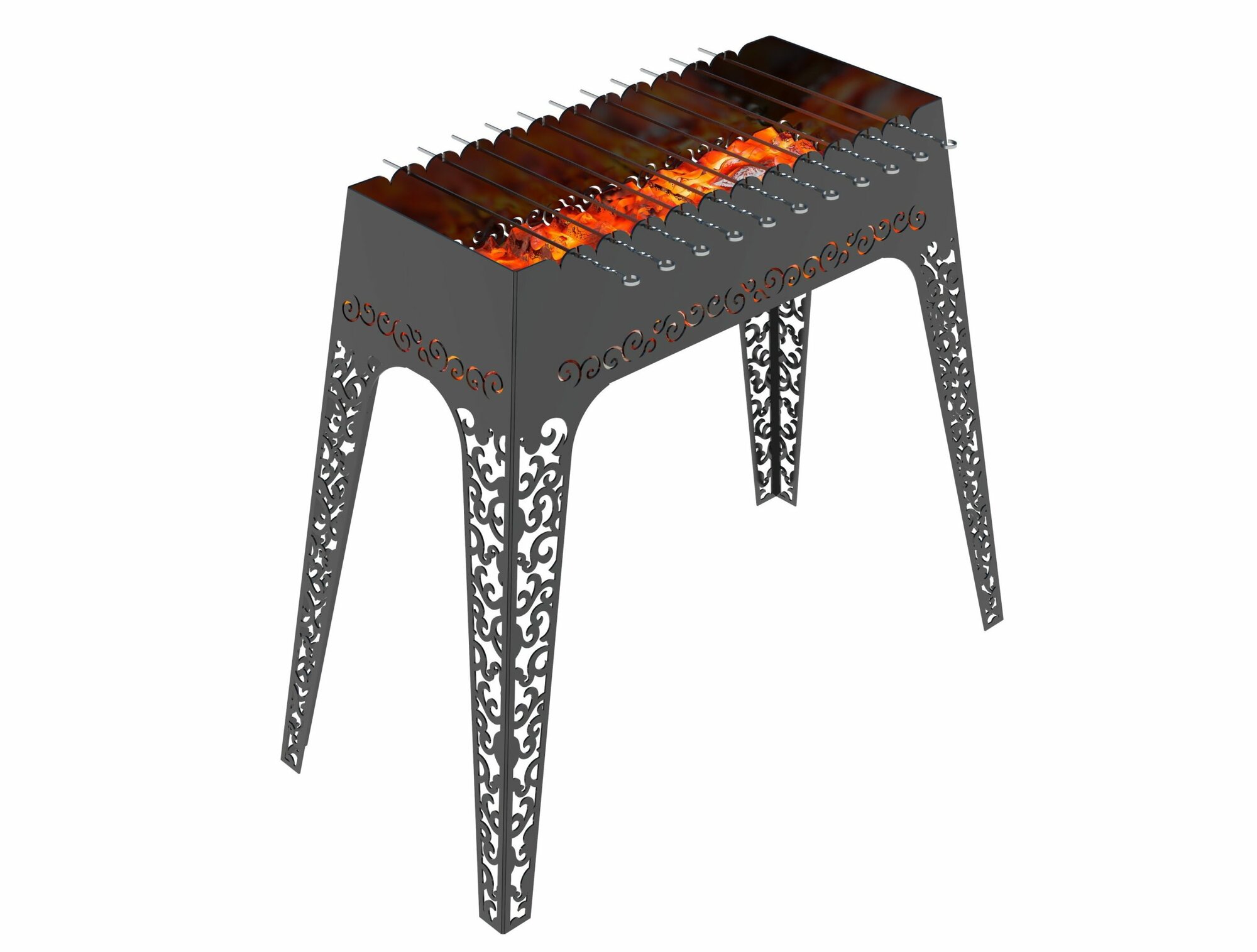 Дизайнерский мангал 4мм