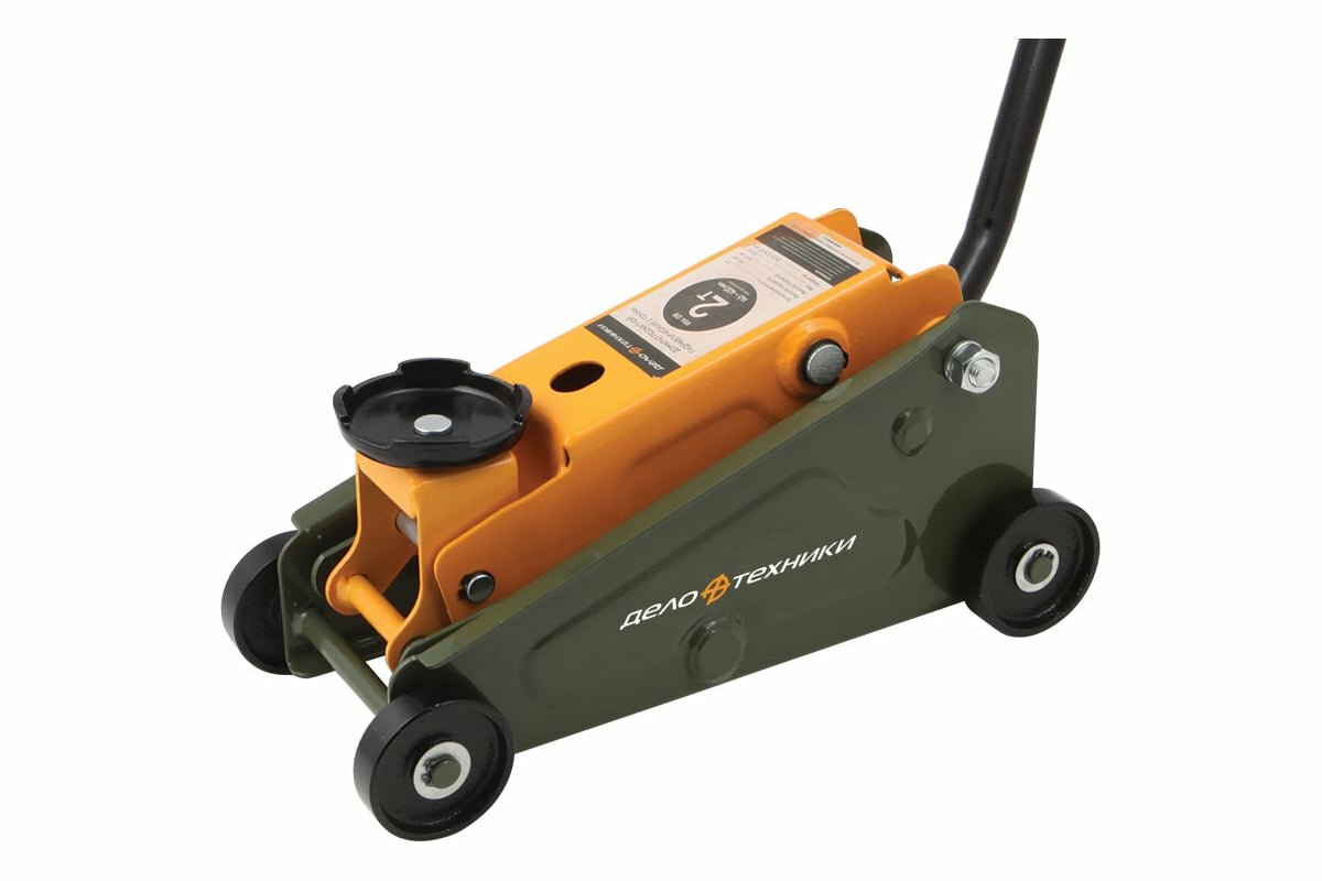 Подкатной домкрат Дело Техники 2 тонны, 145-400 мм, в кейсе 904128