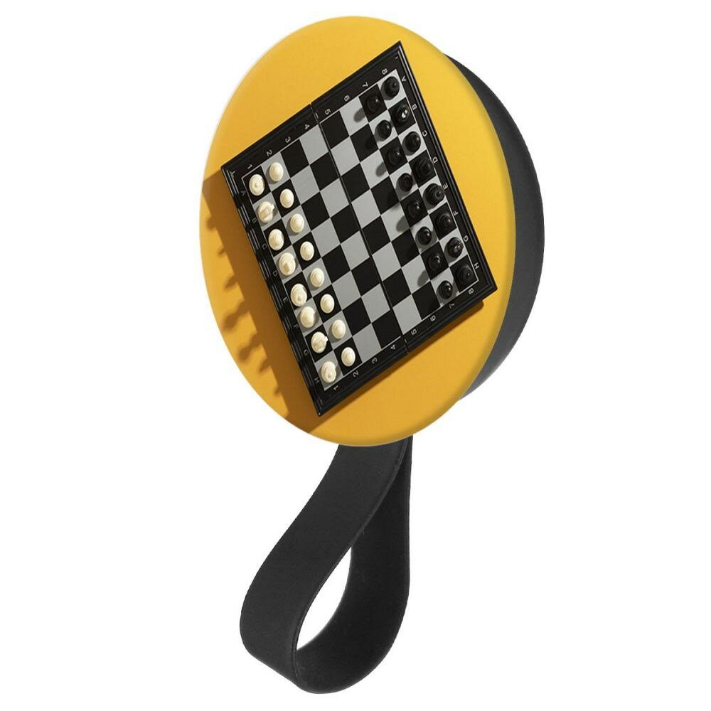 Кольцо-держатель с зеркалом Krutoff для телефона Шахматы