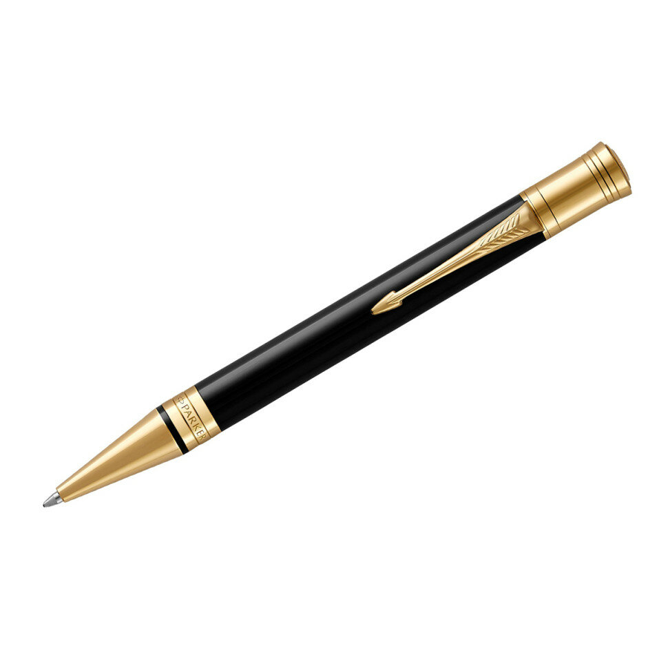 Ручка шариковая Parker "Duofold Black GT" черная, 1,0мм, подарочная упаковка, 254088