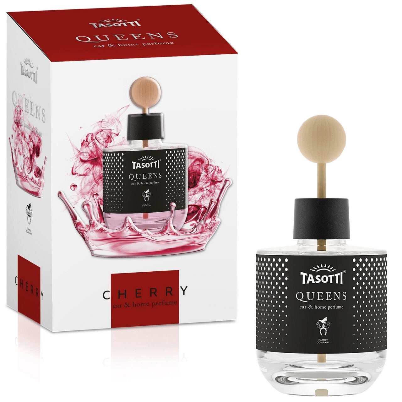 Ароматизатор TASOTTI "QUEENS", баночка, Cherry