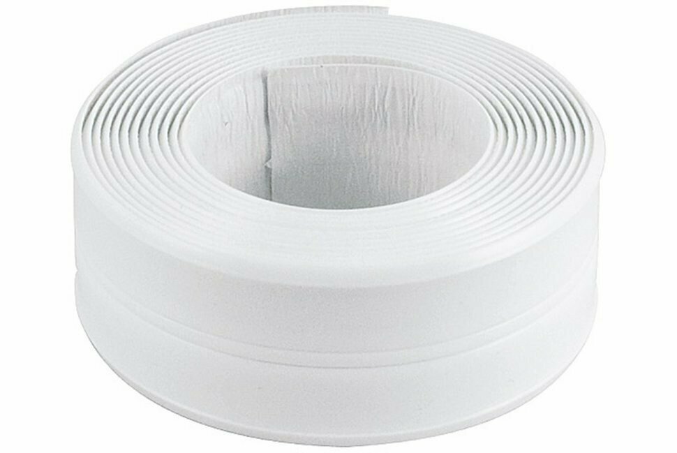 Бордюрная лента для ванной 3.35м *38мм Белая