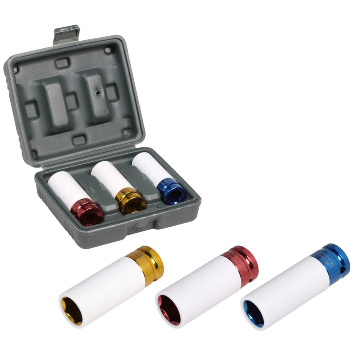 Набор головок торцевых ударных колесных 1/2"DR (17,19,21 мм) (3 предмета) AVS NG12-03IC