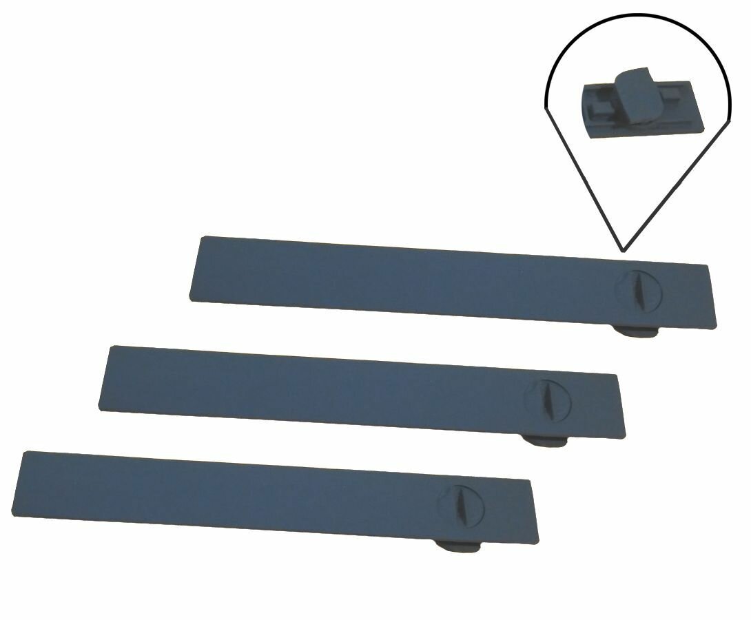 3 шт. Заглушка рейлинга крыши для автомобиля Ford Focus 2, грунтованная, 1339647