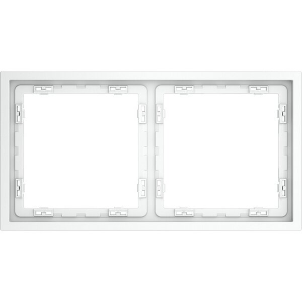 Рамка на 2 поста (белый матовый) Voltum S70 VLS100202