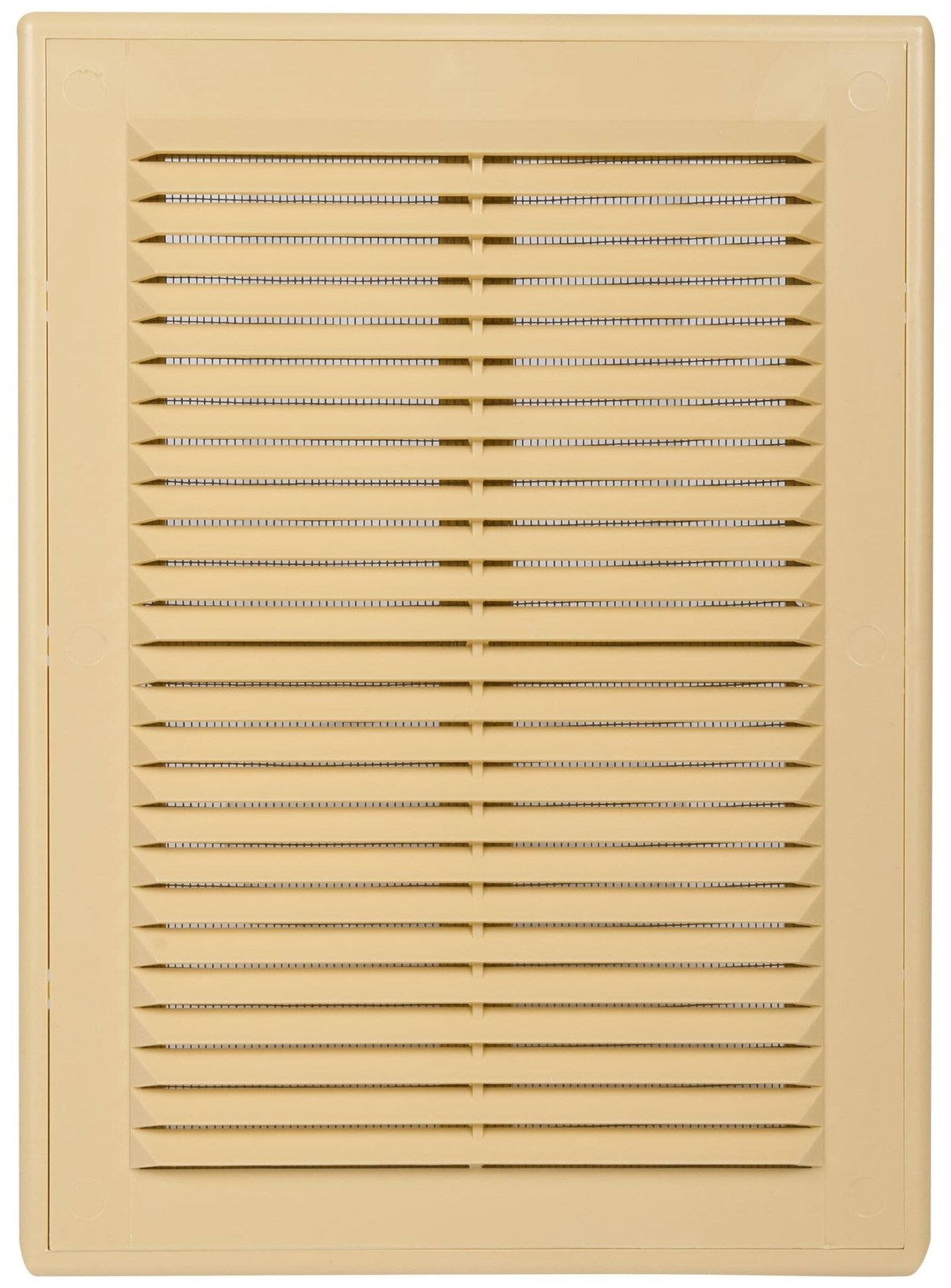 Решетка вентиляционная МВ 125 с, 182x251 мм, цвет бежевый