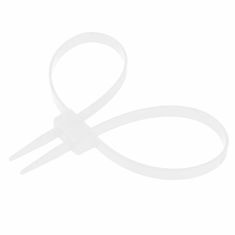 Двойные самоблокирующиеся кабельные стяжки HUXUAN из нейлона белый
