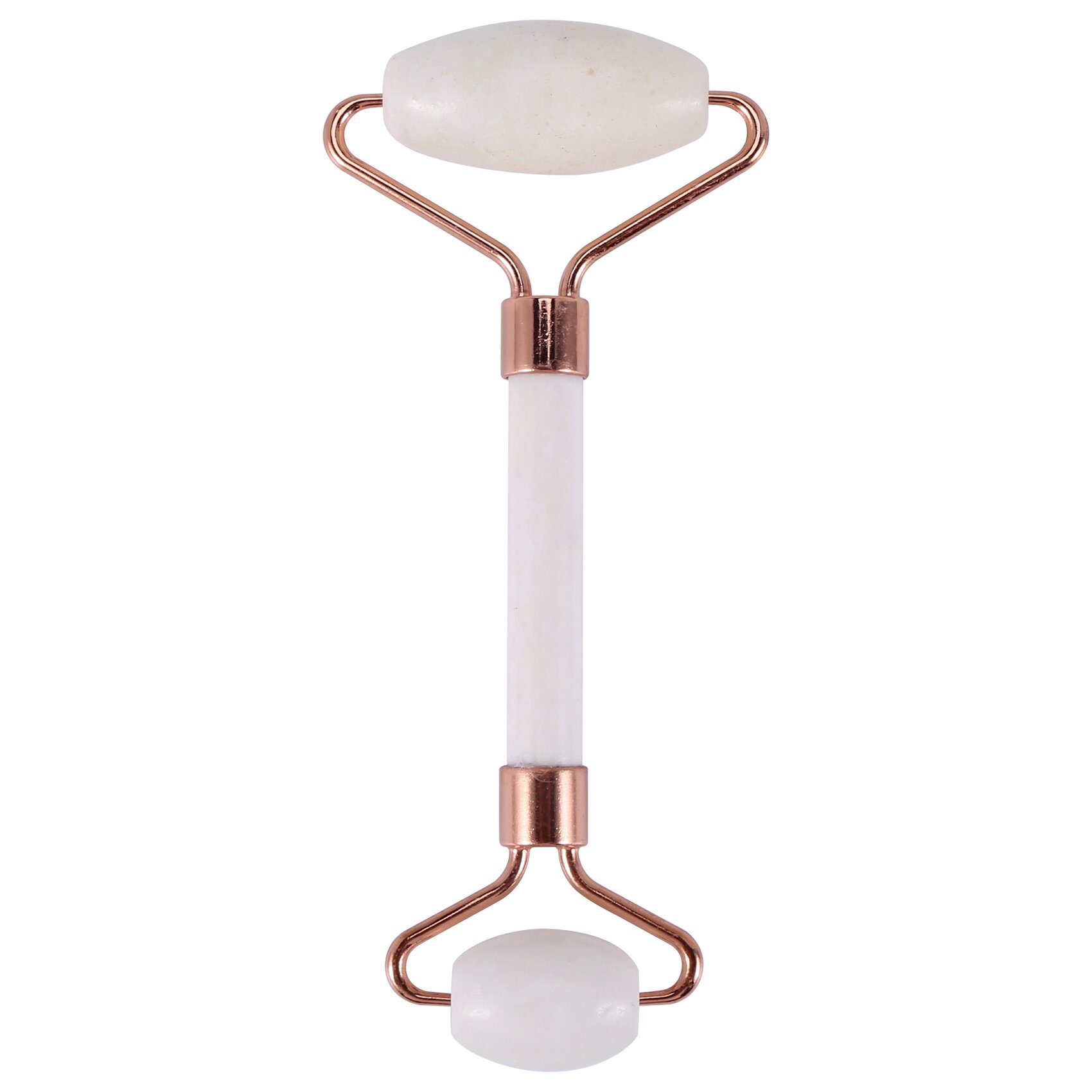 Ролик для лица из натурального нефрита - Массажный инструмент Гуаша - Антивозрастной массаж кожи вокруг глаз и лица - Премиальный кристалл нефрита