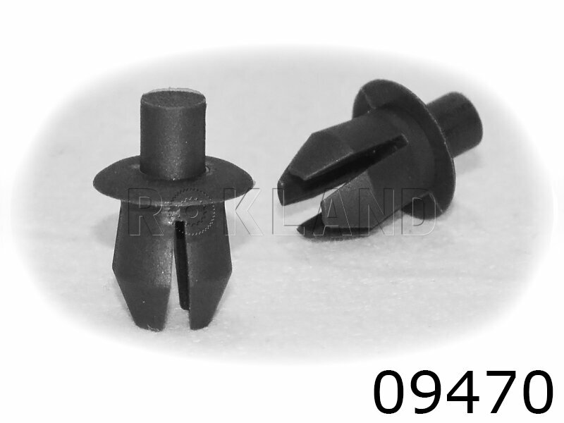 10шт - 09470 клипса автомобильная AUDI/MERCEDES/VW ROKLAND