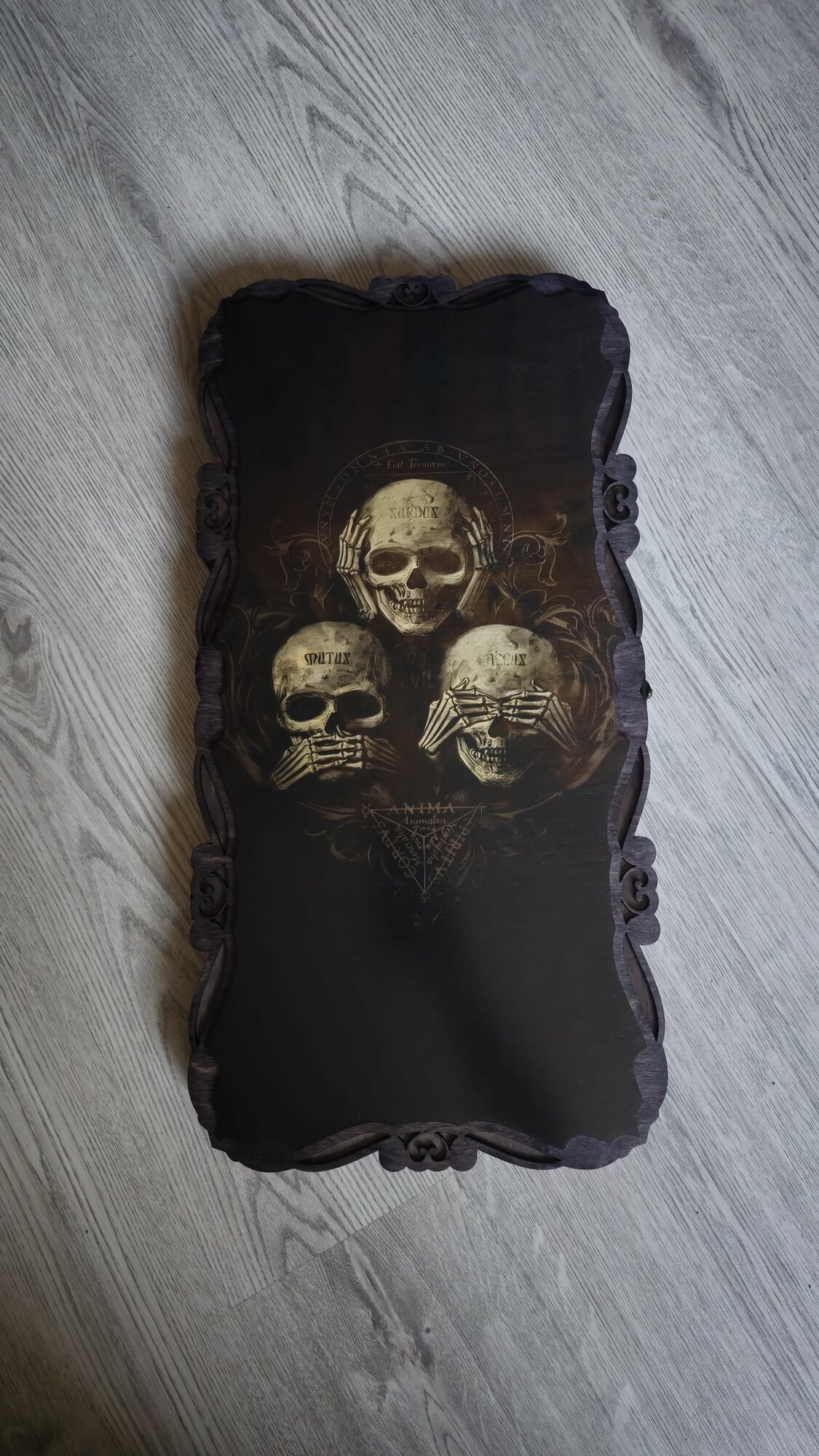 Нарды большие со стеклянным полем