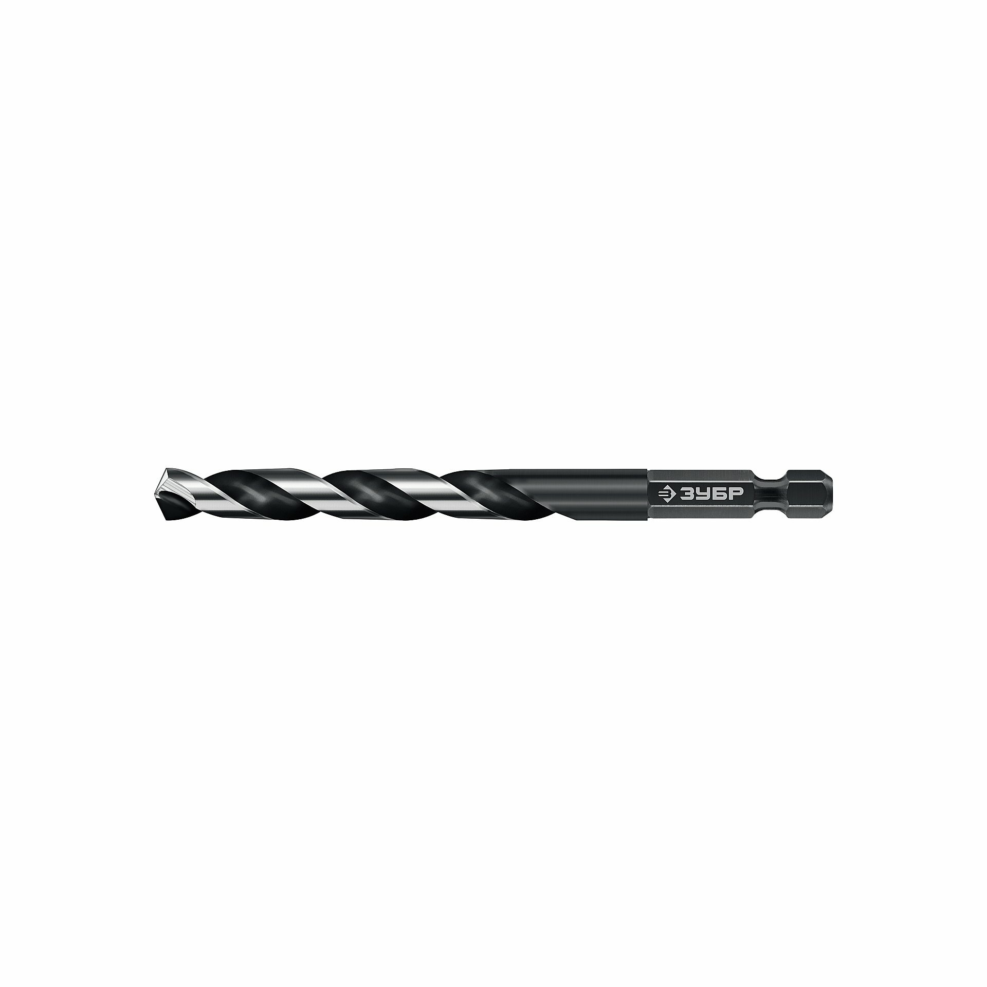 Сверло по металлу ЗУБР 9x125мм, НЕХ 1/4", Р6М5 29623-9_z01