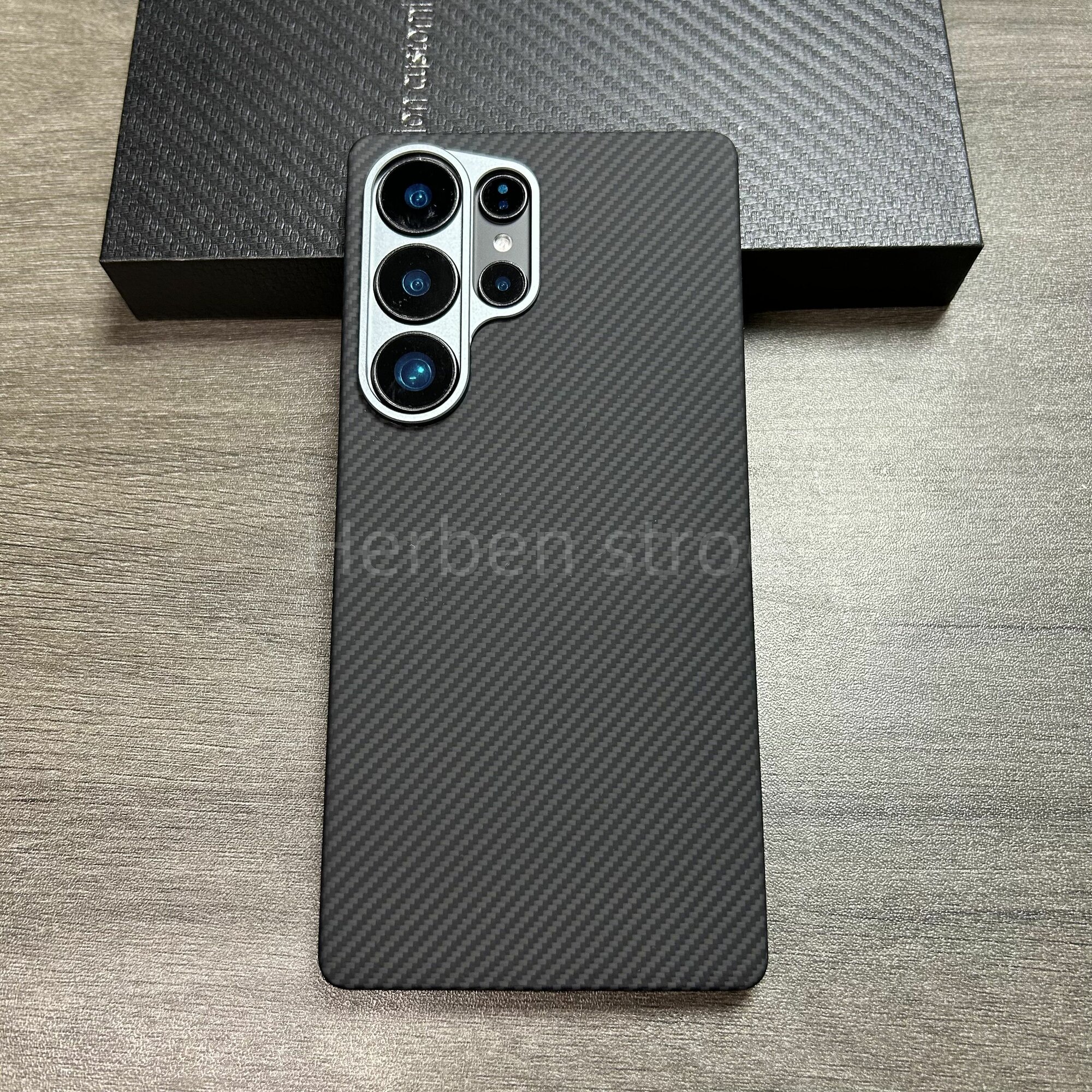 Корпус Samsung Galaxy S25 Ultra Keffra Magsafe, роскошный углеродный волокно ультралегкий, тонкий защитный чехол