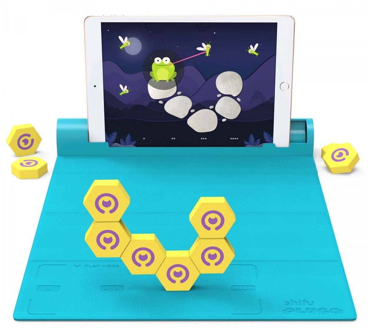 Игровой коврик Shifu "Plugо Змейка", развивающий, пластик, управление со смартфона