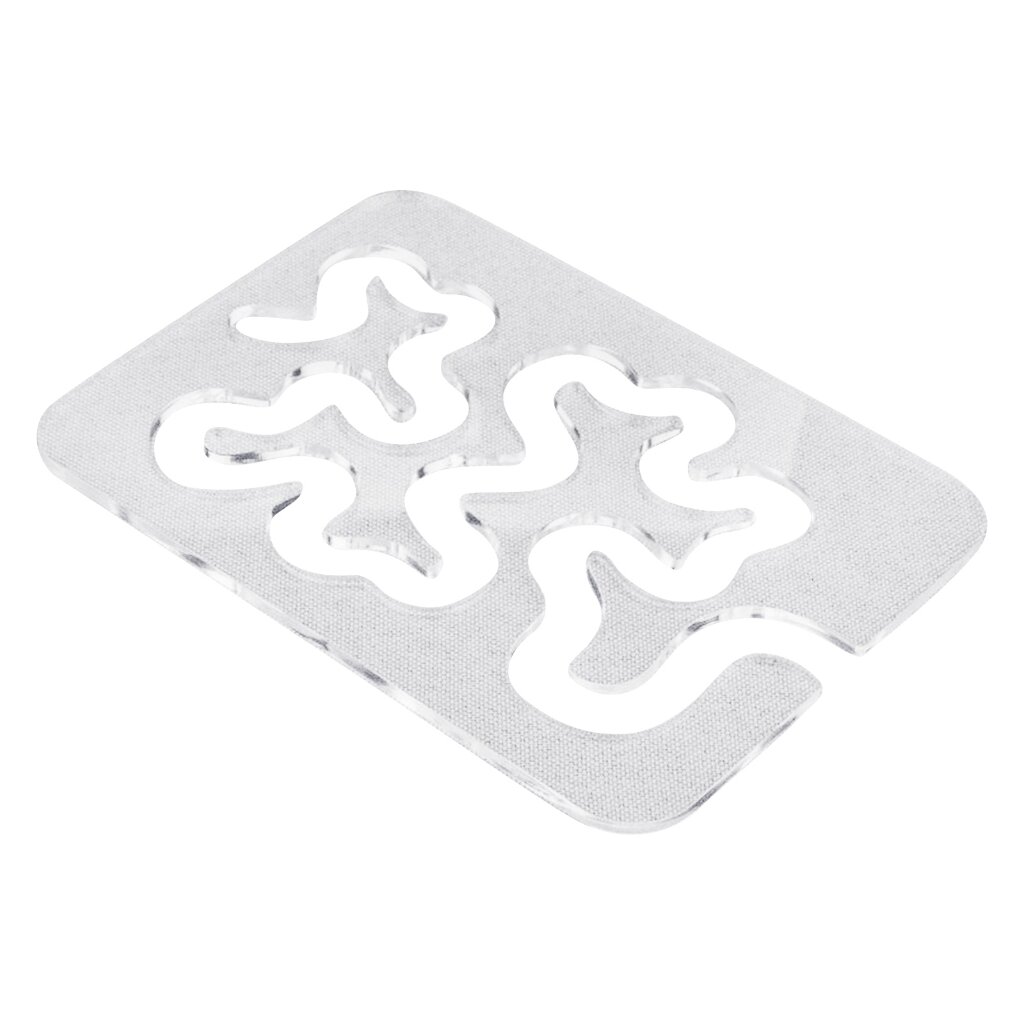 Шаблоны для квилтинга Free Motion Прозрачные Акриловые Шаблоны для Квилтинга Линейка для простых дизайнов Меандра и Квилтинга