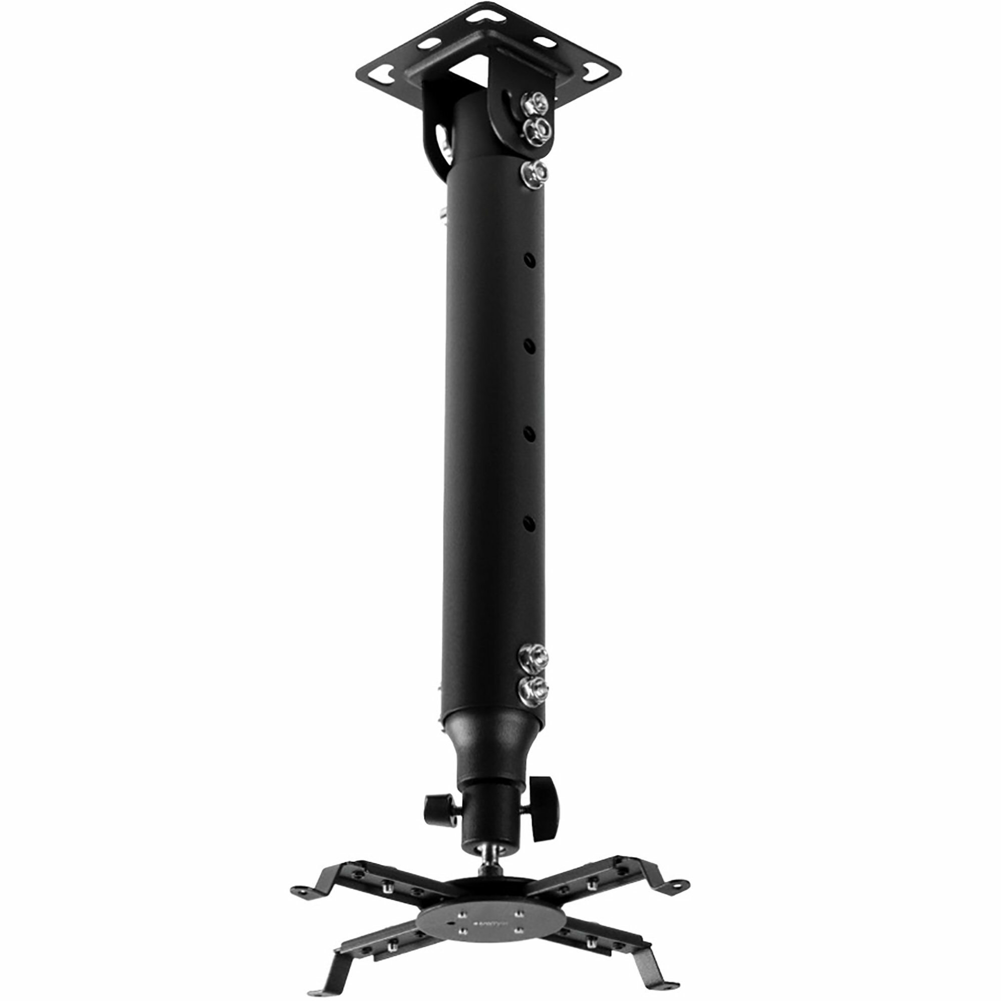 Универсальное потолочное крепление для проекторов весом до 20 кг c регулируемым расстоянием от потолка до проектора Кронштейн Kromax Projector-100 (тёмно-серый)