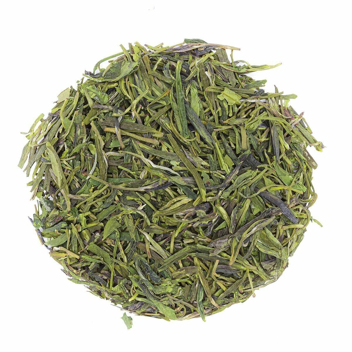 Классический зеленый чай Лун Цзин, 100гр / настоящий листовой зеленый Китайский чай / Элитный чай Колодец дракона / чайная церемония / для похудения