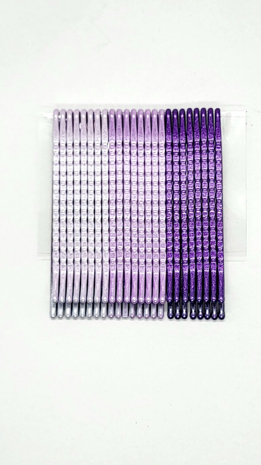 Цветные металлические невидимки для волос VERBA, длина 5 см, набор аксессуаров - 24 штуки SY