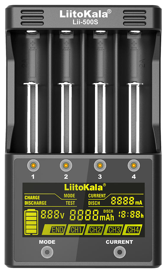 Зарядное устройство LiitoKala Lii-500s，Зарядное устройство для литиевой батареи
