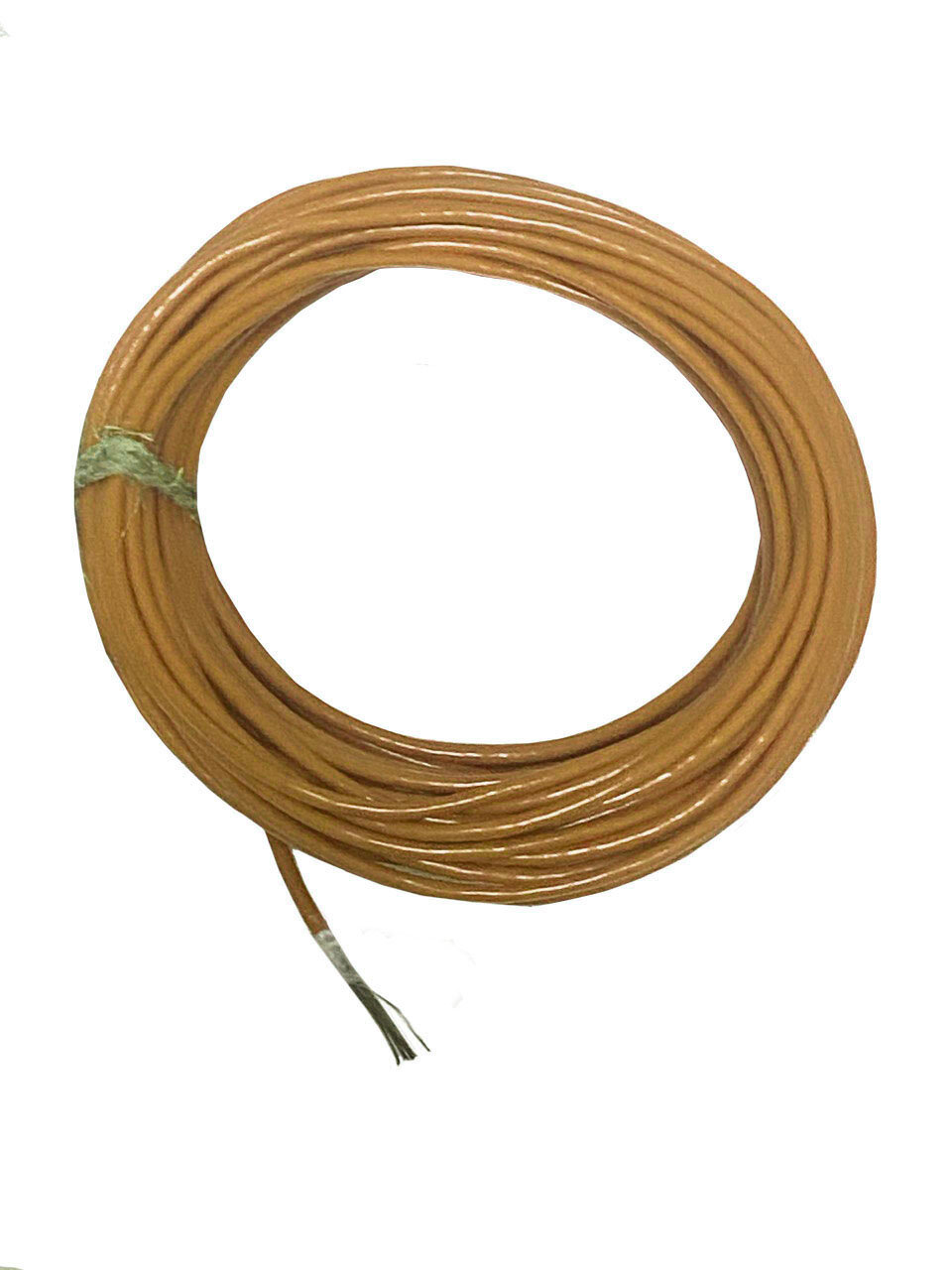 Провод медный луженый мгшв, сечение 0,5 мм2 10 метров коричневый