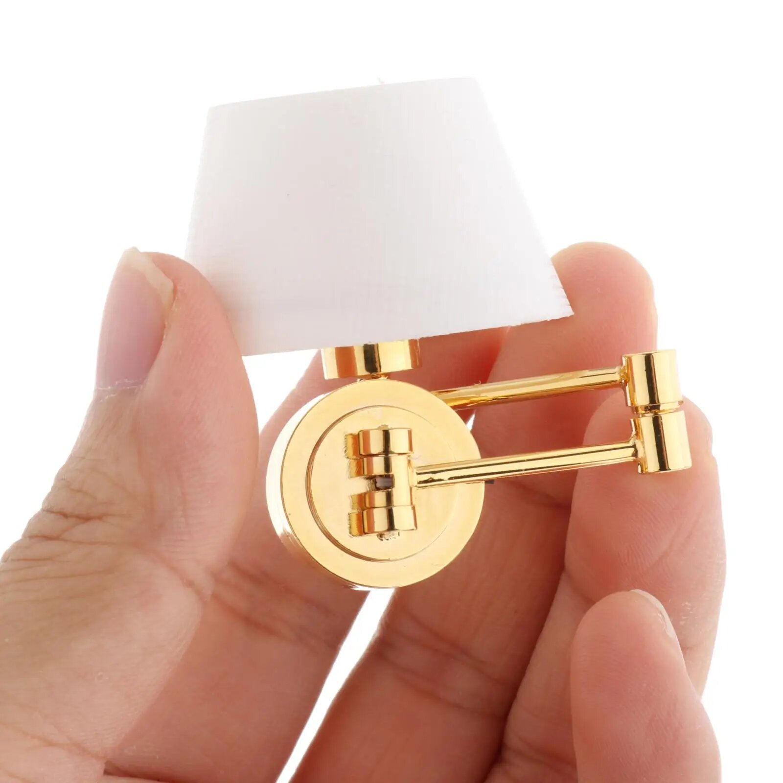 Миниатюрная напольная лампа MagiDeal для кукольного домика 1:12 Foldable