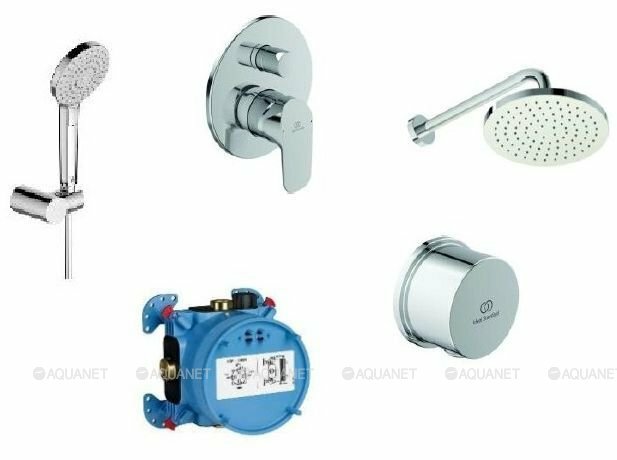 Душевой комплект Ideal Standard Ceraflex 5 в 1, BD191AA, хром