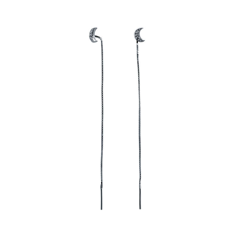 Серьги, серебро, 925 проба, фианит