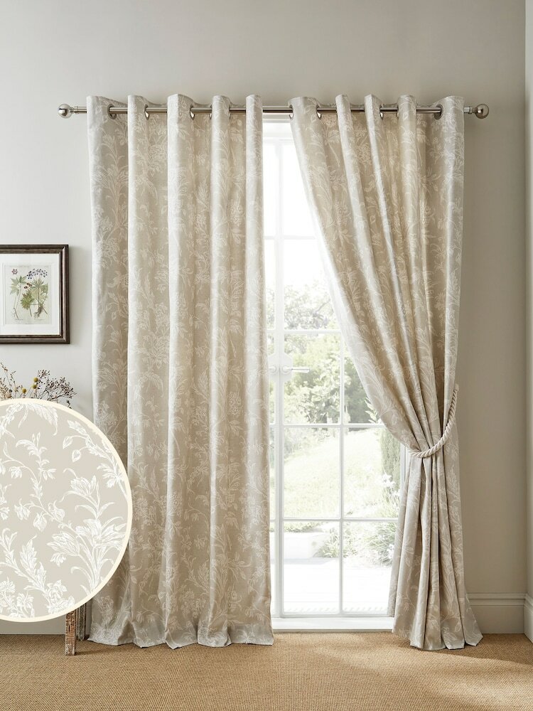 Шторы на люверсах Laura Ashley Lloyd, размер 224х274 см, цвет серый, К85-233_4