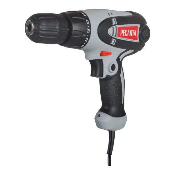 Шуруповерт сетевой СШ-550-1, РЕСАНТА 75/16/2 (1 шт.)