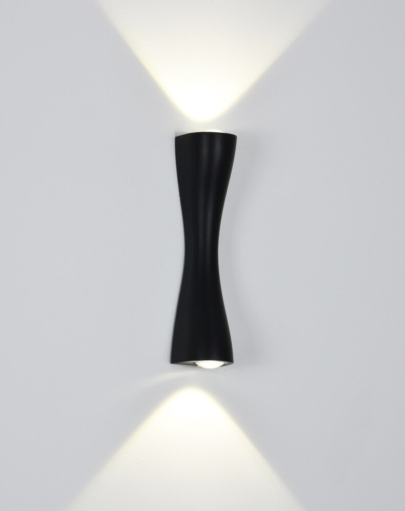 Бра, настенный светильник Arte Lamp Algedi A6028AP-10BK, LED, IP20, Модерн