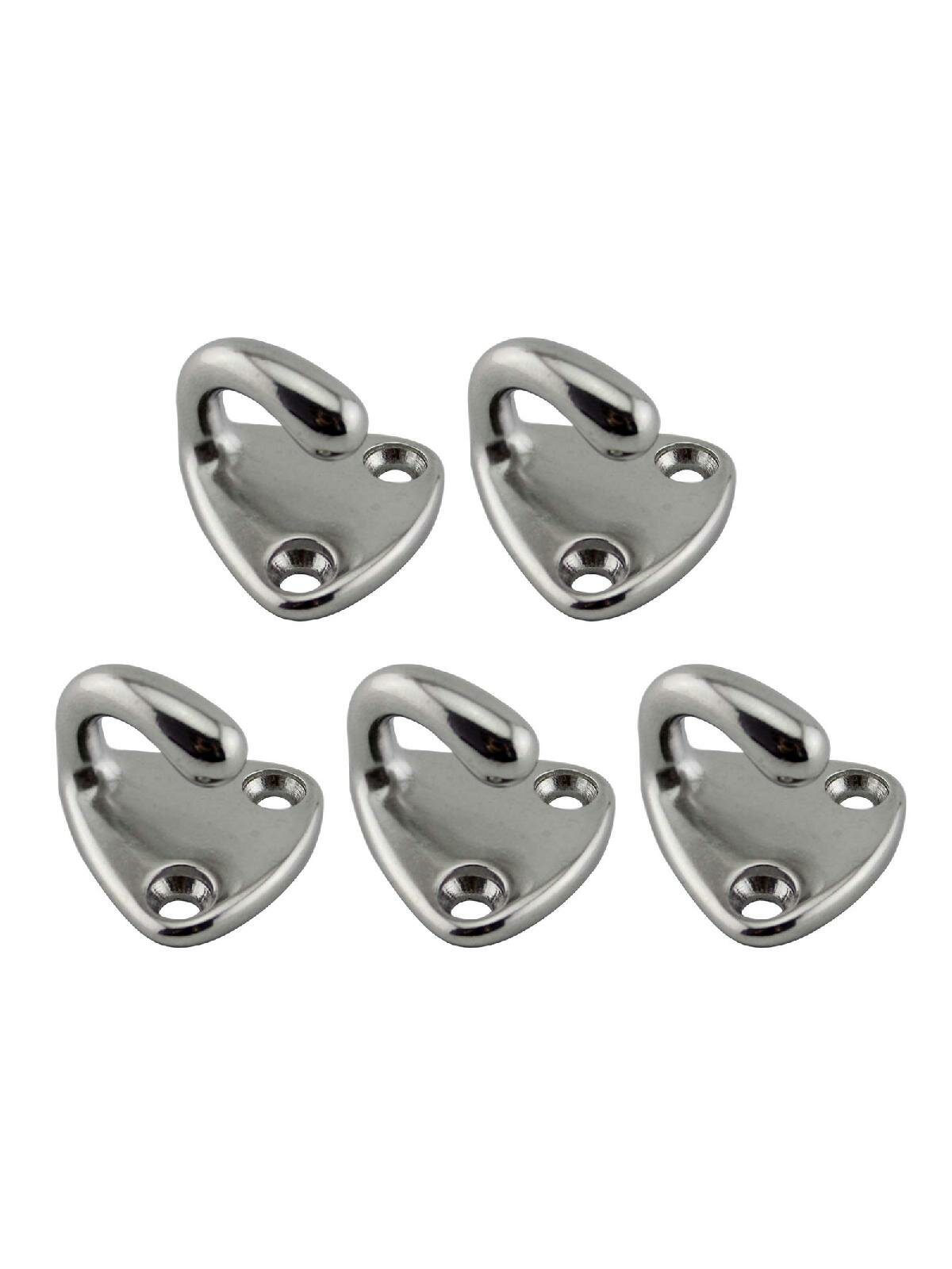 5ШТ Морские Обвязочные Крючки Для крепления Каната Аксессуары Для лодки из нержавеющей Стали