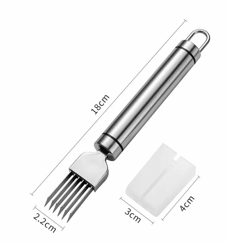 1 шт, нож для измельчения лука из нержавеющей стали, креативные измельчители овощей и фруктов, слайсер, скоростные терки для лука, кухонные гаджеты