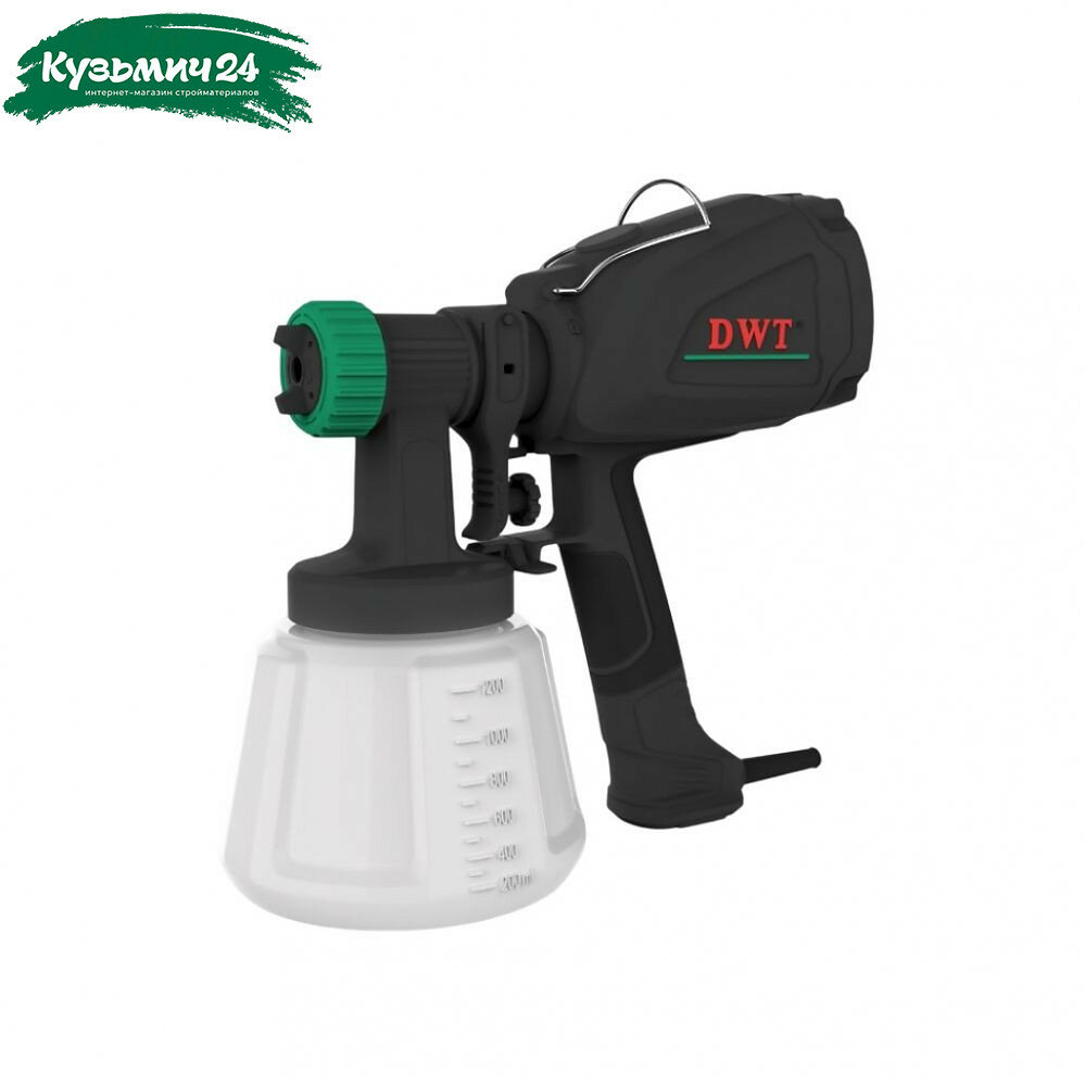 Краскопульт электрический DWT ESPP06-900, 680 Вт, 1.2 л, 3 сопла, 1 шт