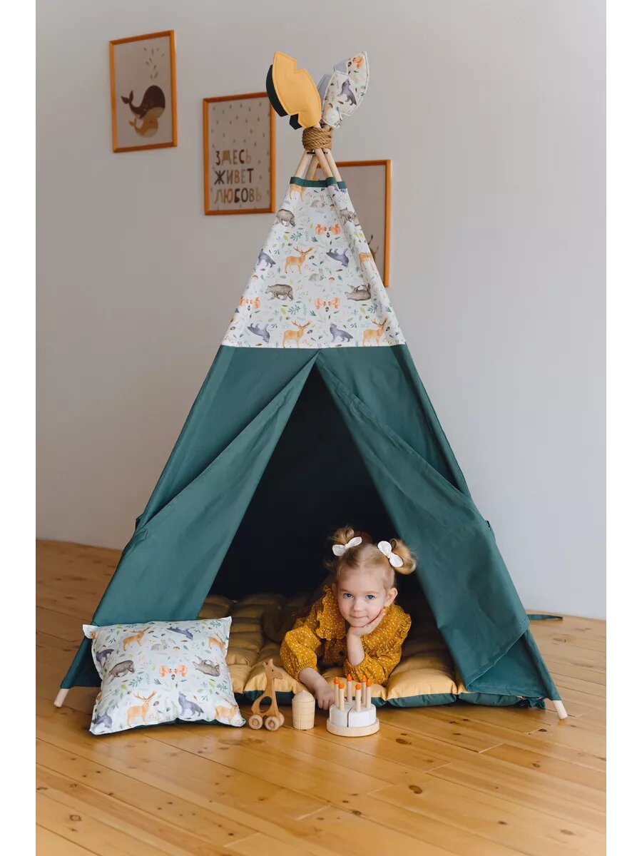 Палатка детская вигвам игровой домик для детей
