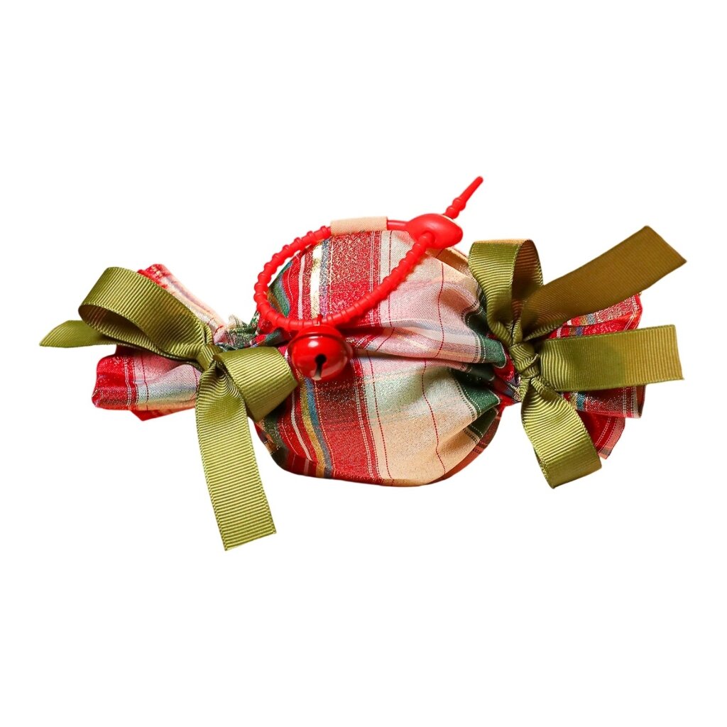 2шт Большой Тканевый Рождественский Подарочный Пакет На Шнурке Для Хранения Шоколада