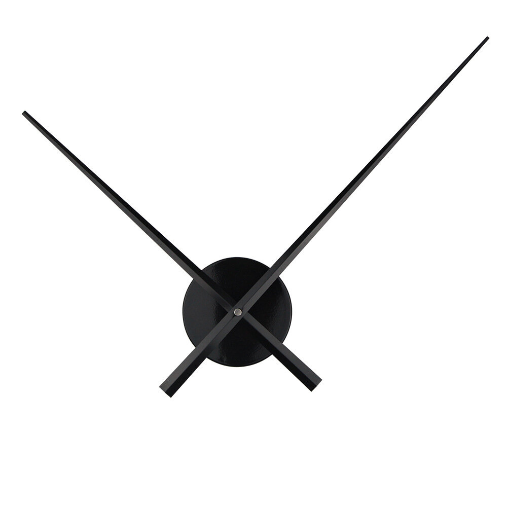 DIYClock настенный часы большой стрелка механизм часов гостинная креативные декоративные наклейки на стену циферблат Amazon популярные аксессуары (почтовая упаковка + черный циферблат стрелка часов), упаковка 41*14*5cm, кварцевый механизм, для