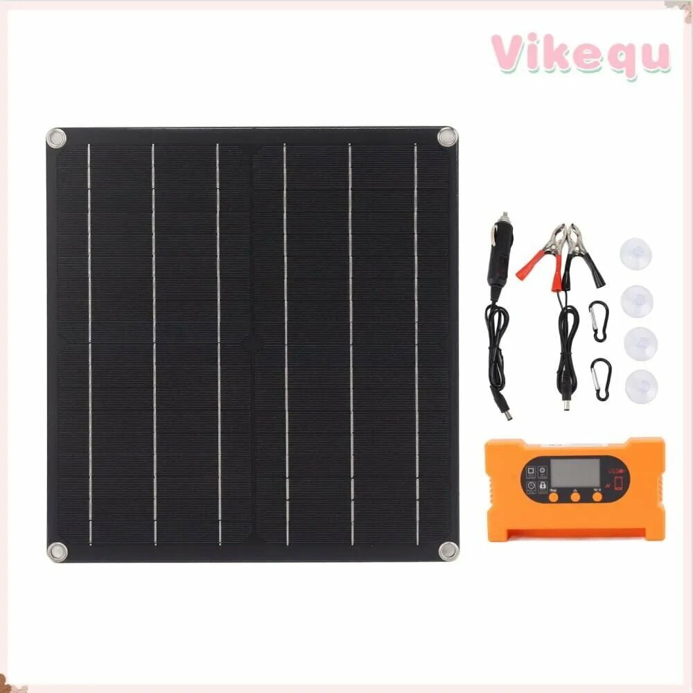 25W комплект солнечной панели, эффективная и экономичная, для электроэнергии на природе