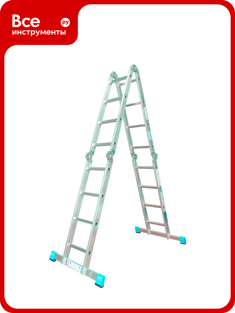 Универсальная шарнирная лестница Krause STABILO 4х4 123527