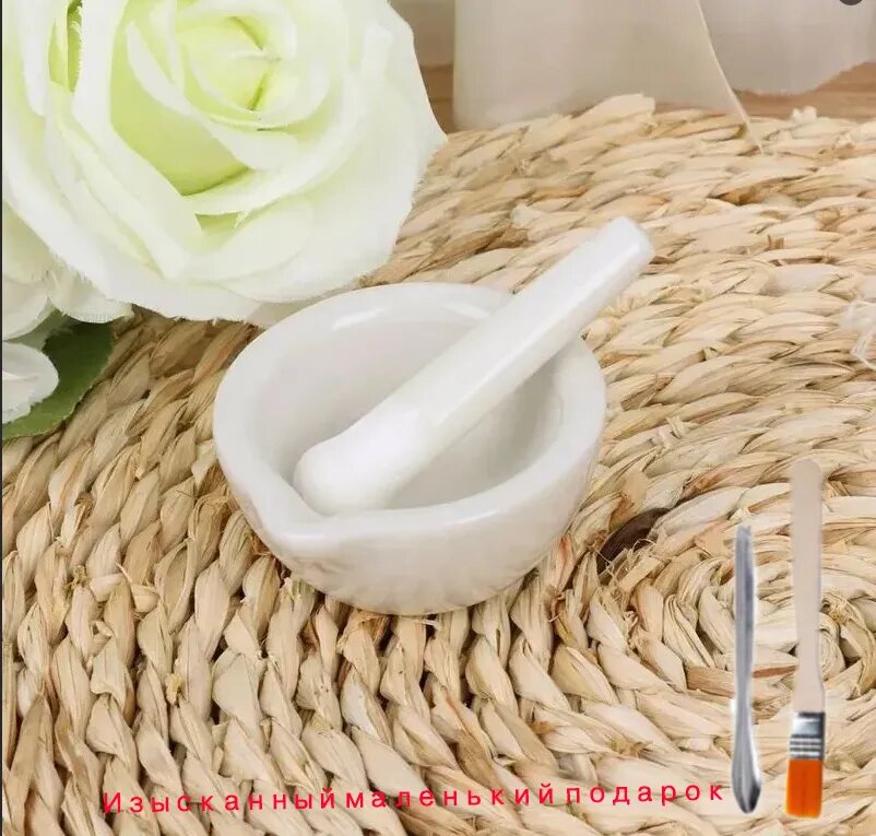 Ступка с пестиком, Керамика, 4.6 см, 1 шт