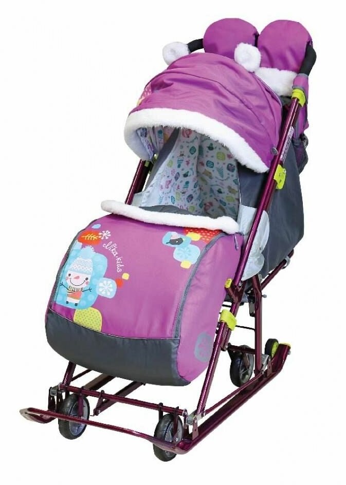 Санки-коляска комбинированная НИКА детям 7-6