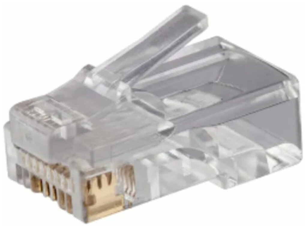 Сквозной коннектор RJ-45 8p8c Retic cat. 5e, 100шт. CN-8P8C-C5E-U-H-TWCS/100, обжатия кабеля