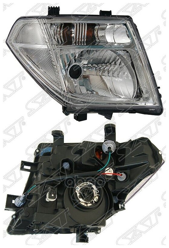 Фара Nissan Pathfinder 04-09 / Frontier 04-09 (Справа/ Галоген/ Ручная регулировка) Sat арт. ST-215-11B2R