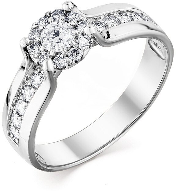 Кольцо, золото, 585 проба, бриллиант