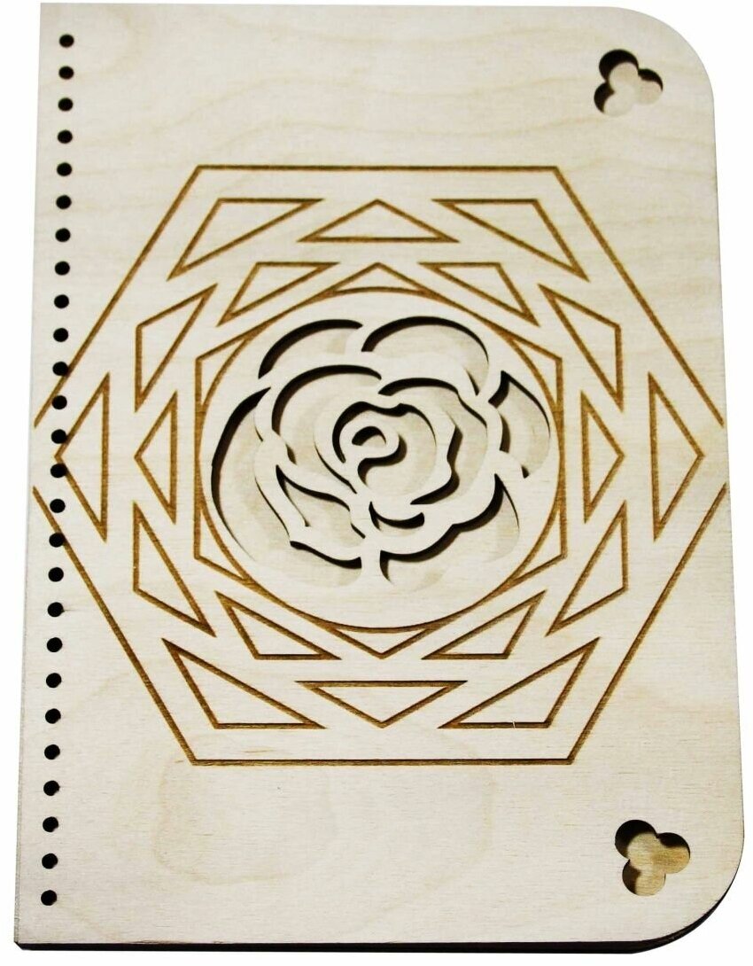 Обложка для блокнота Добрый мастер "Декупаж", деревянная, 15x22 см