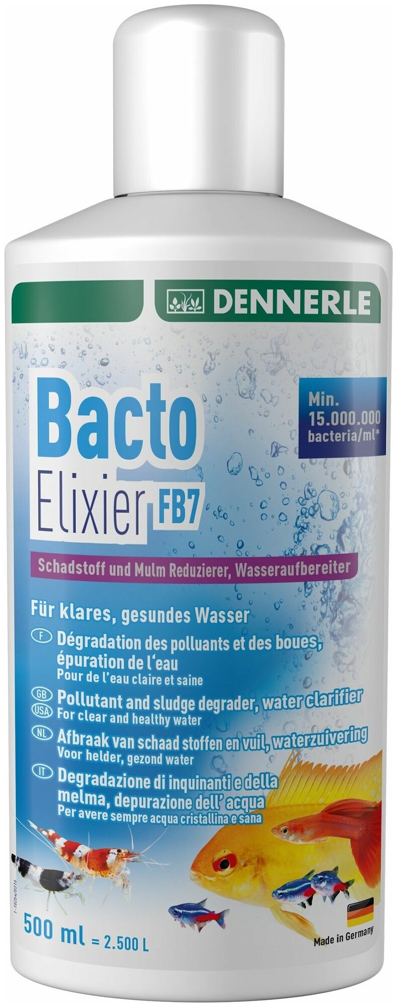 Бактерии Dennerle Bacto Elixier FB7 500мл