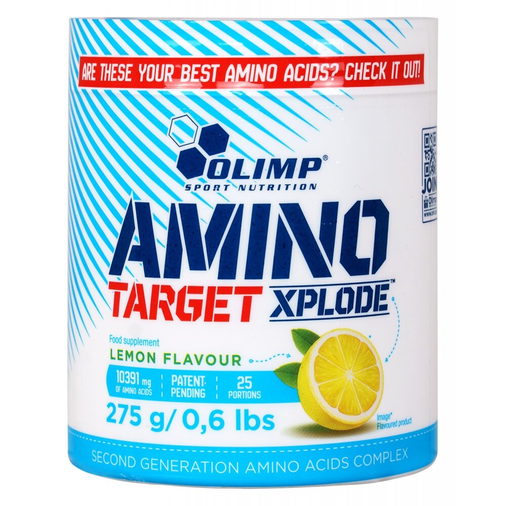 Olimp Amino Target Xplode, 275 г, Вкус Lemon / Лимон